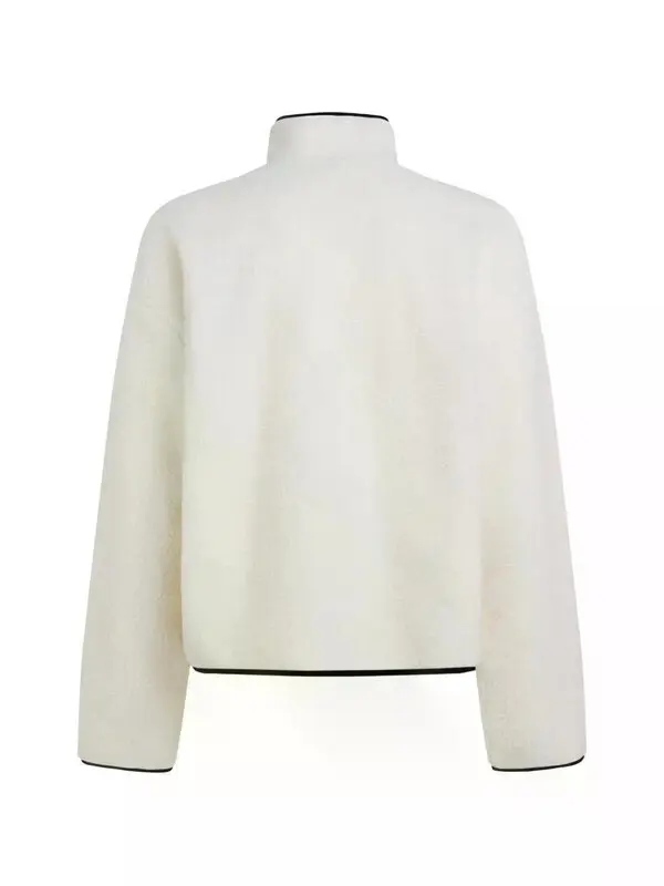 Karl Lagerfeld Boxy Half-zip Fleece Sweatshirt