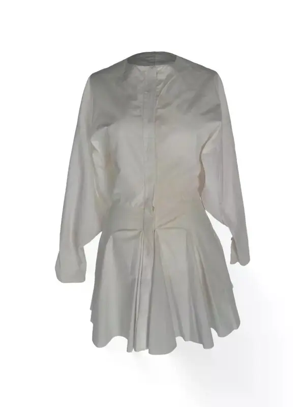 Alaïa A-line Long-sleeve Dress