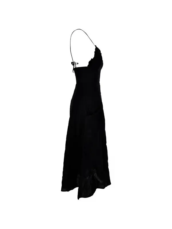 REFORMATION V-neck Button-front Dress