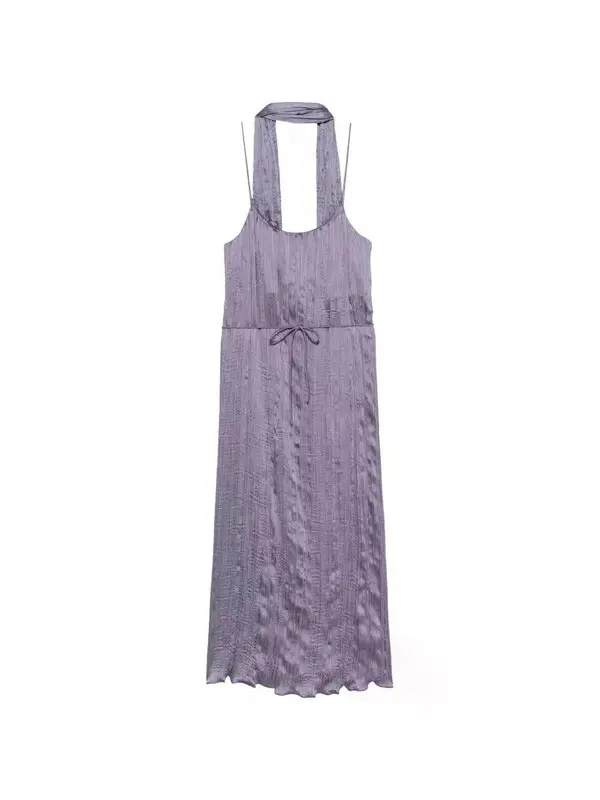Posse Esme Crinkled Slip Midi Dress