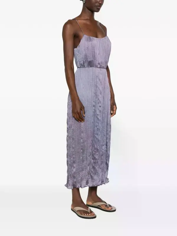 Posse Esme Crinkled Slip Midi Dress