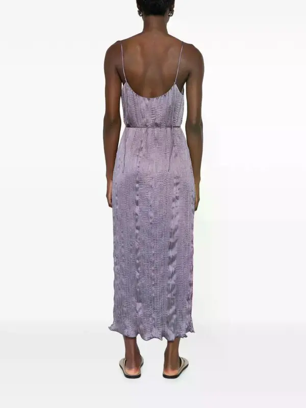 Posse Esme Crinkled Slip Midi Dress