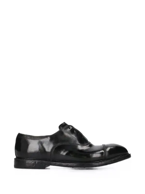 Premiata Cordovan Leather Oxford Shoes