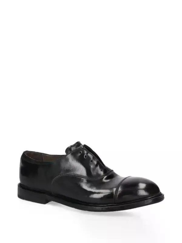 Premiata Cordovan Leather Oxford Shoes