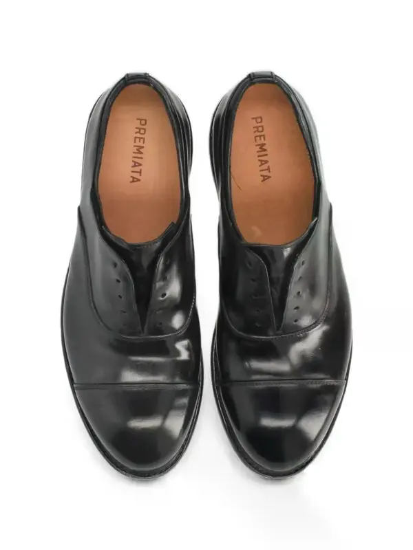 Premiata Cordovan Leather Oxford Shoes