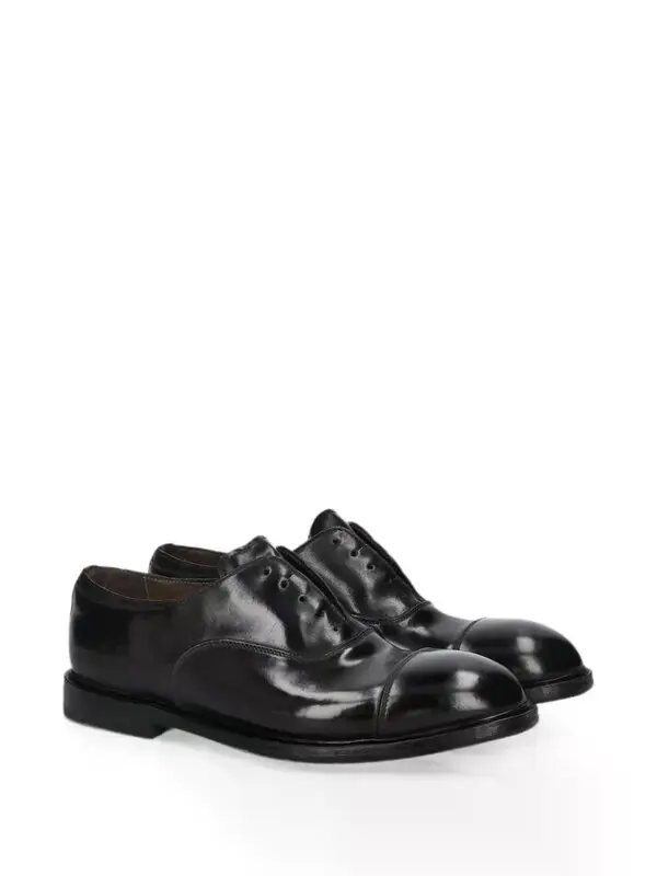 Premiata Cordovan Leather Oxford Shoes