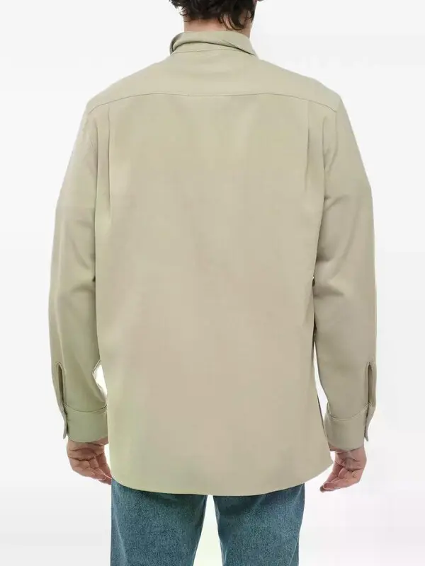 Studio Nicholson Axia Zip-fastening Shirt Jacket