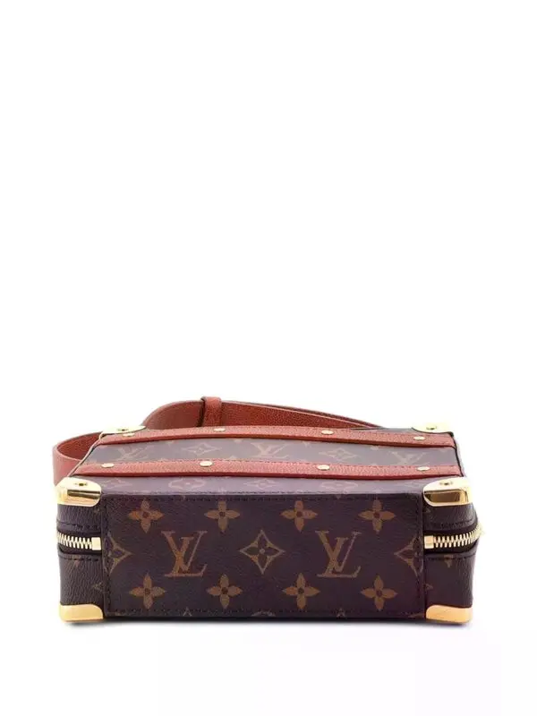 LOUIS VUITTON X Nba Handle Trunk Bag Monogram Canvas Crossbody Bag - Brown