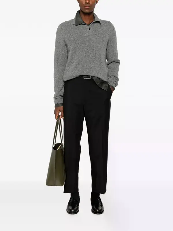 JIL SANDER Straight-leg Cotton Trousers