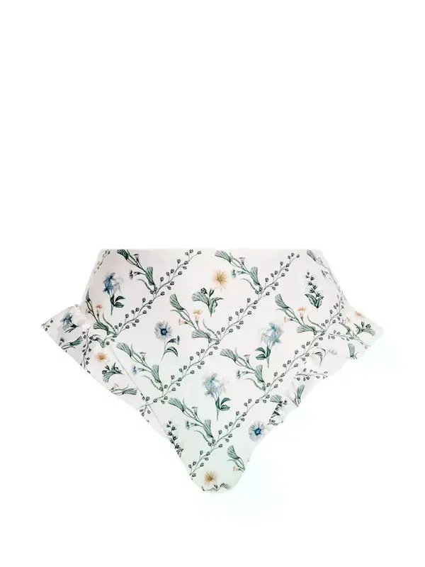 Agua Bendita Jengibre Brisa Bikini Bottoms - White