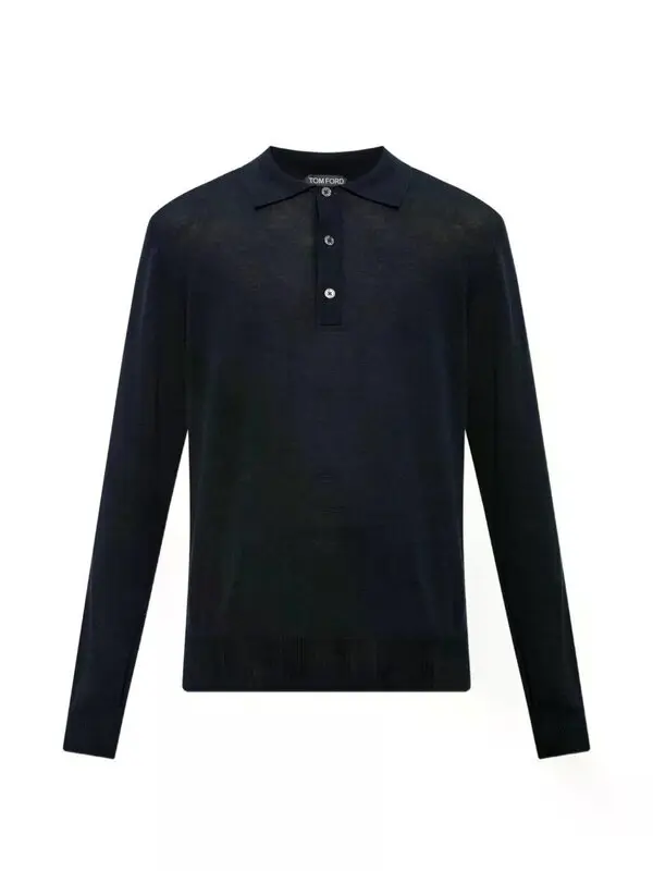 TOM FORD Fine-gauge Silk Linen Polo