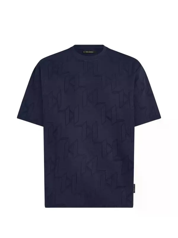 Karl Lagerfeld All-over Monogram T-shirt - Blue