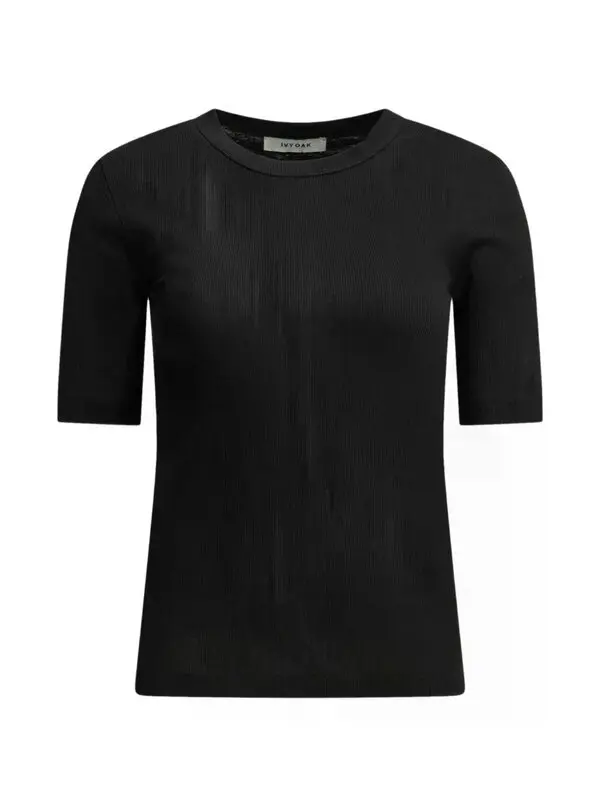 IVY OAK Ribbed Organic-cotton T-shirt