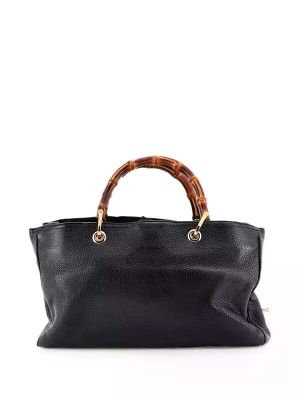 Gucci Bamboo Shopper Leather Medium Tote Bag