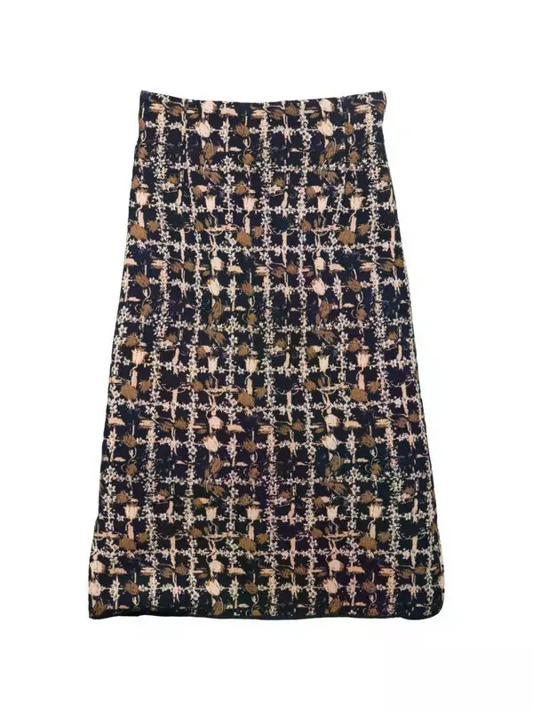 Dior Tweed-effect Midi Skirt