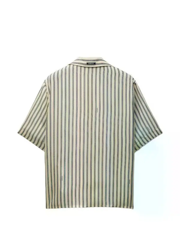 Versace Printed Silk Twill Shirt