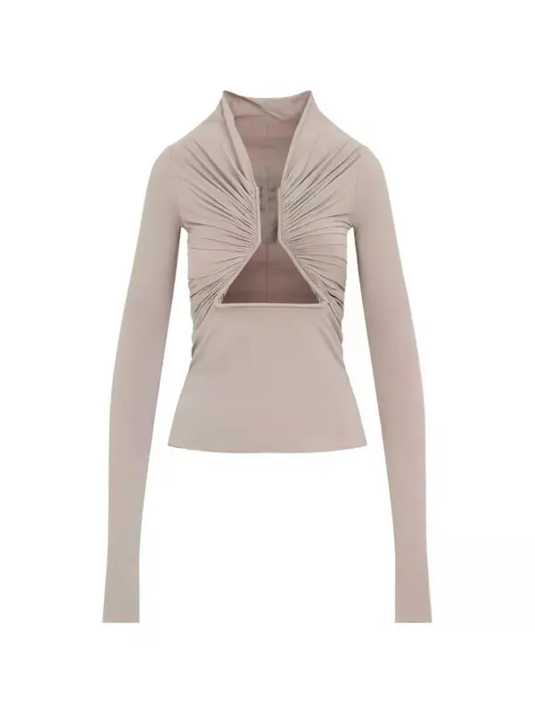 Rick Owens Cut-out Gathered Top