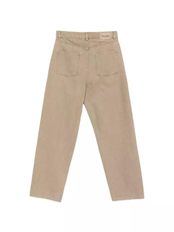 Drole De Monsieur Belt-loop Straight-leg Jeans