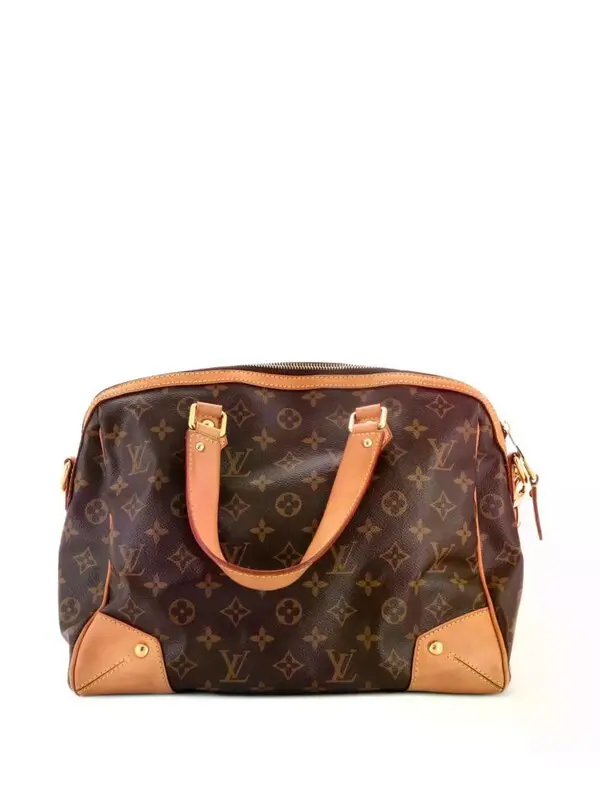 LOUIS VUITTON Monogram Canvas Pm Satchel - Brown