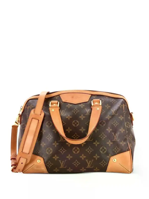 LOUIS VUITTON Monogram Canvas Pm Satchel - Brown