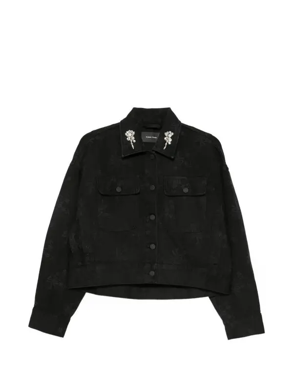 Simone Rocha Crystal-embellished Jacquard Jacket