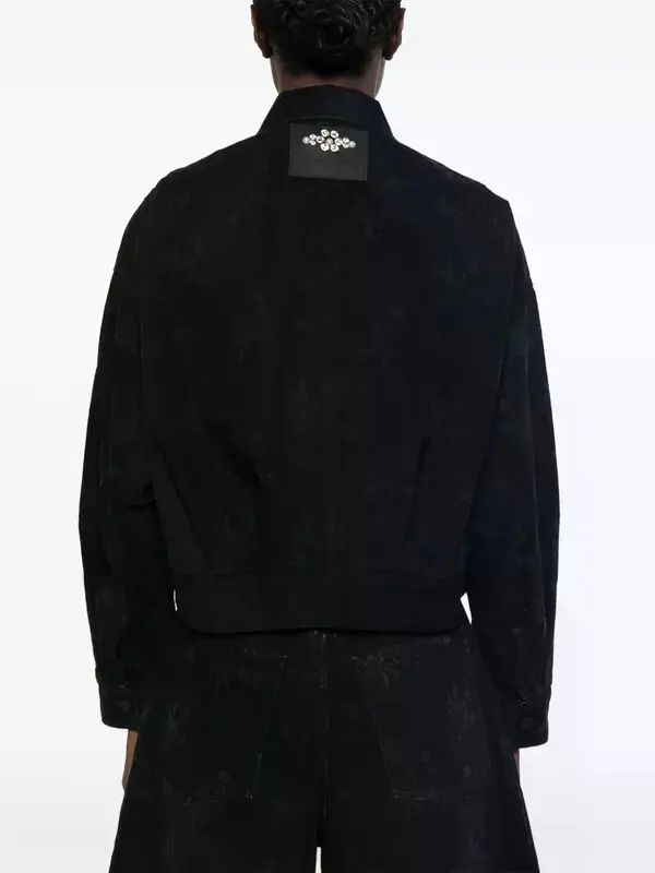 Simone Rocha Crystal-embellished Jacquard Jacket