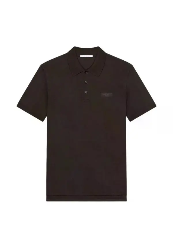 Givenchy Polo In Cotton With Paris Gros Grain