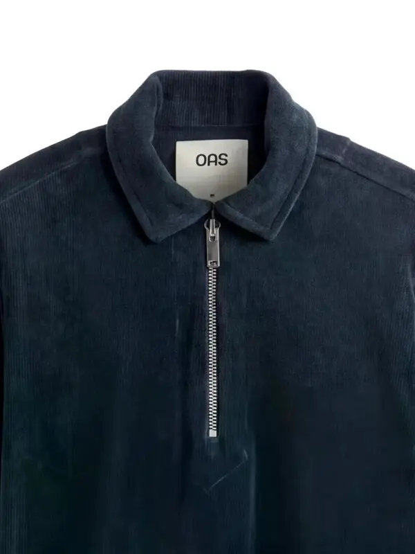 OAS Company Savvy Zip-fastening Polo Shirt