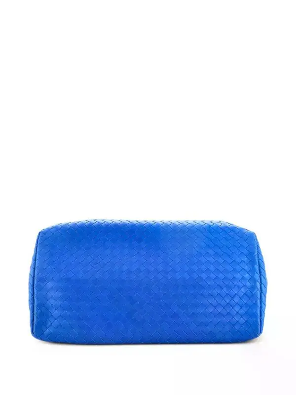 Bottega Veneta Roma Bag Intrecciato Nappa Medium Tote Bag - Blue