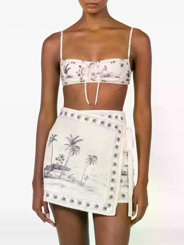 Agua Bendita Libertad Arena Bikini Top - Neutrals
