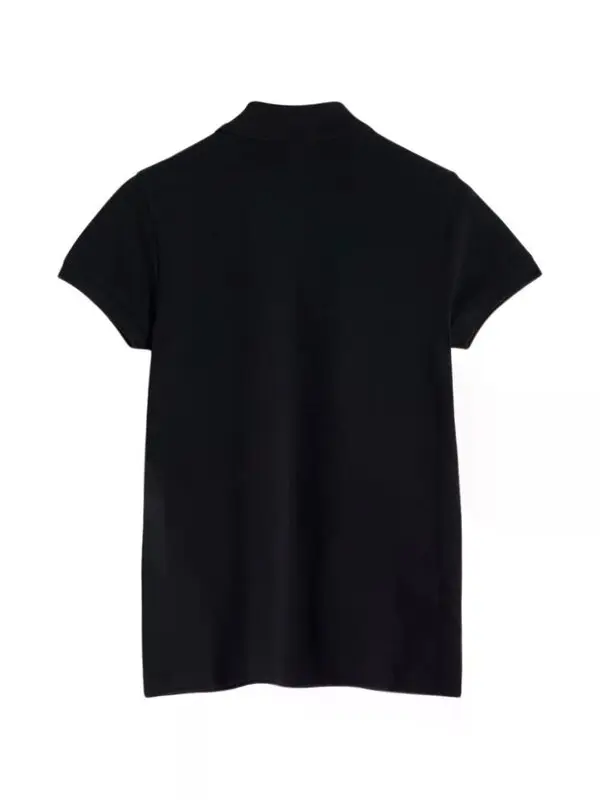 Maison Kitsuné Fox Patch Polo Shirt - Black