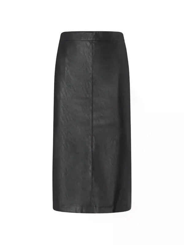 Pinko Nappa Leather-effect Pencil Skirt