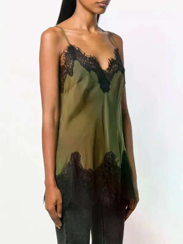 Gold Hawk Longline Lace Cami