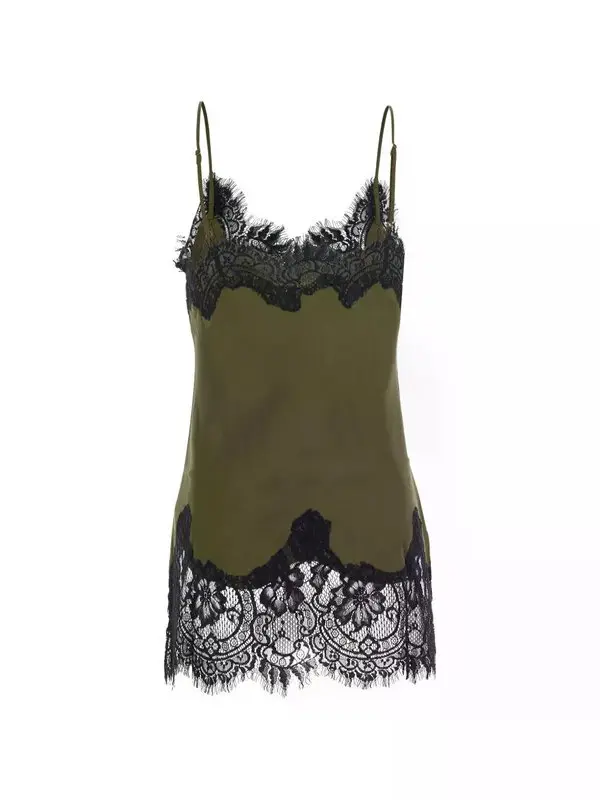 Gold Hawk Longline Lace Cami