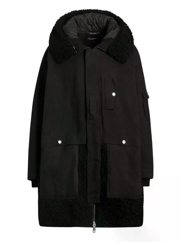 Dolce & Gabbana Hooded Fleece-lined Parka