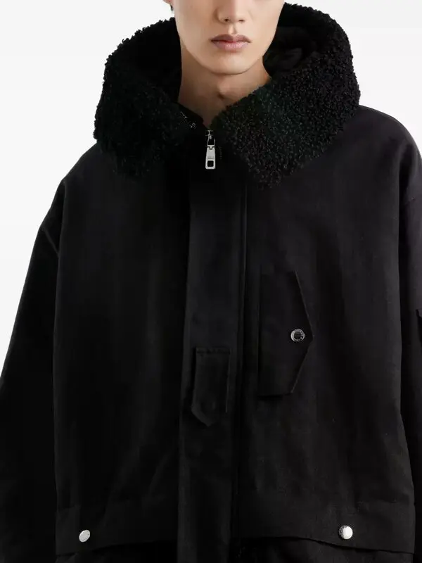 Dolce & Gabbana Hooded Fleece-lined Parka