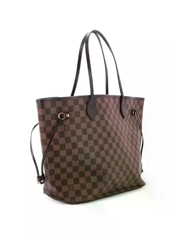 LOUIS VUITTON Neverfull Damier Mm Tote Bag - Brown