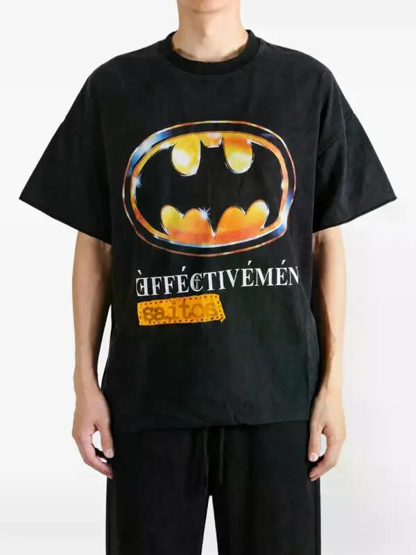 SAITOS Batman Patch-detail T-shirt