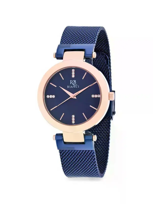ROBERTO BIANCI Cristallo Mesh-strap 18mm Watch