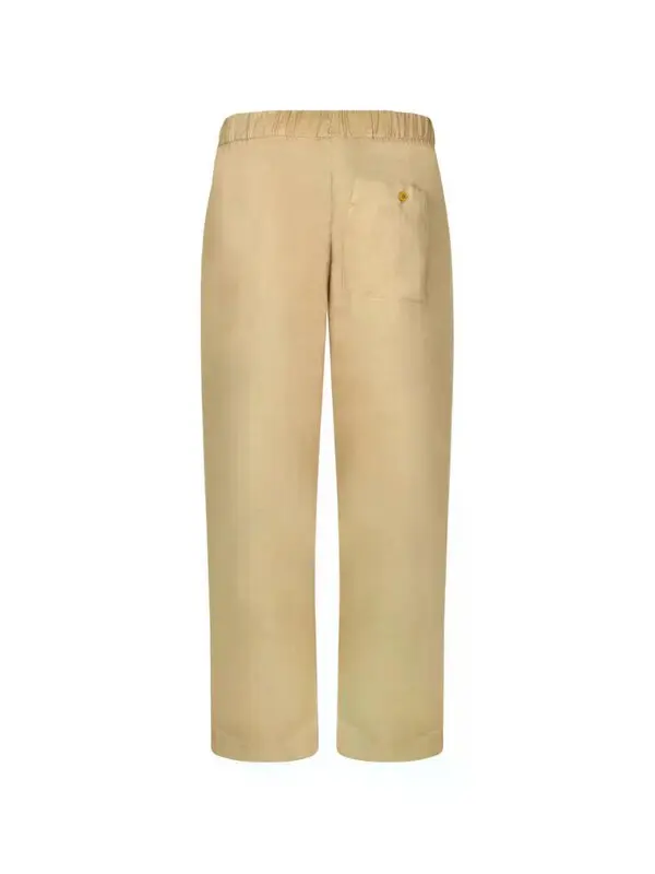 ATELIER VLISCO Calm Sand Straight-leg Trousers