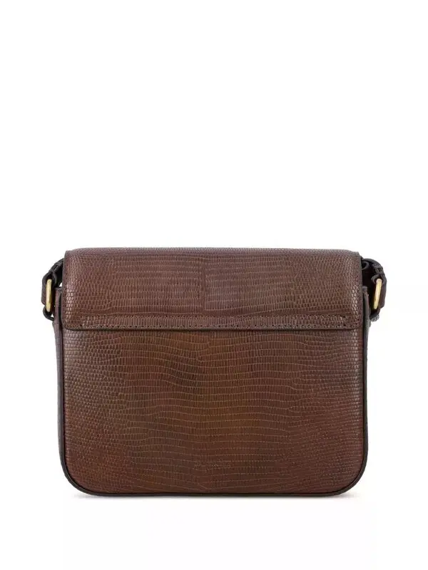 SESSUN Lizard-effect Leather Small Shoulder Bag