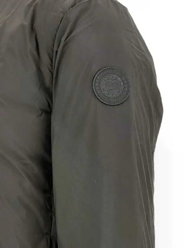 Canada Goose Lodge Jacket With Padded Down Collar And Zip Fastening