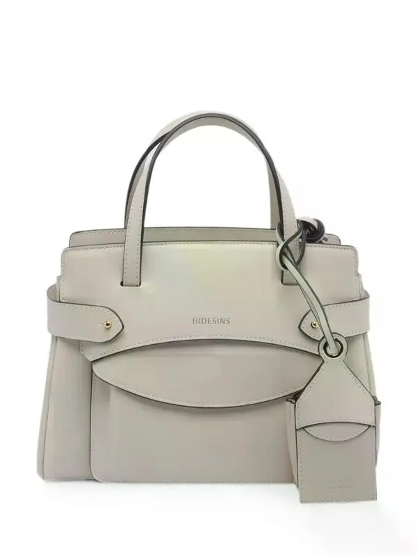 HIDESINS Lullaby Fiore Leather Tote Bag - White