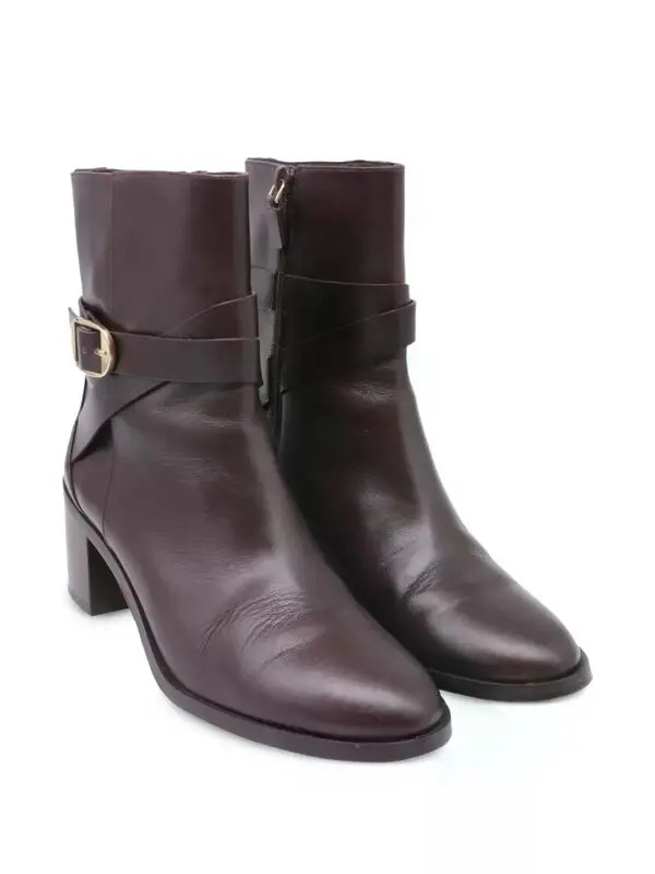 STUART WEITZMAN Buckled Ankle Boots