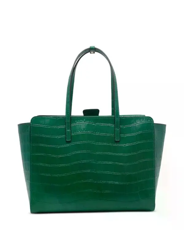 HIDESINS Large Cocco Croc-effect Flap Tote Bag