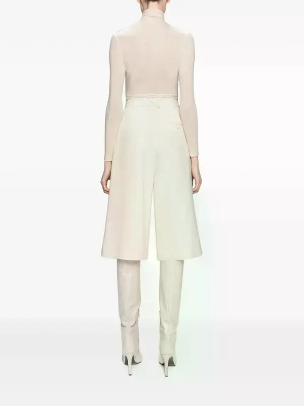 NISSA Tailored High-waist Bermuda Shorts