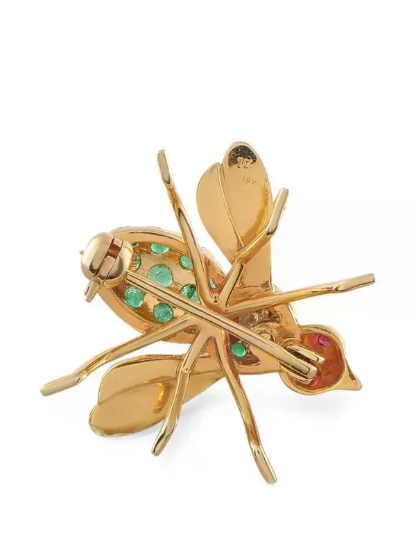LB EXCLUSIVE Multi-stone Bug Brooch