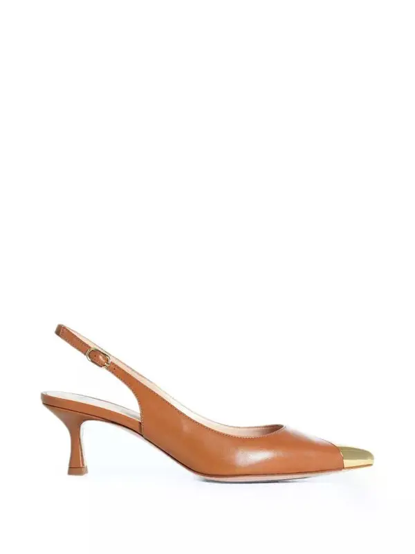 Roberto Festa Bonaire Slingback Pumps With Metal Cap Toe