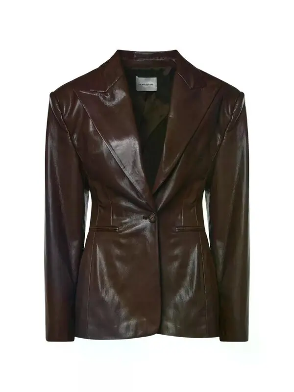 Andamane Single-breasted Peaked-lapel Blazer
