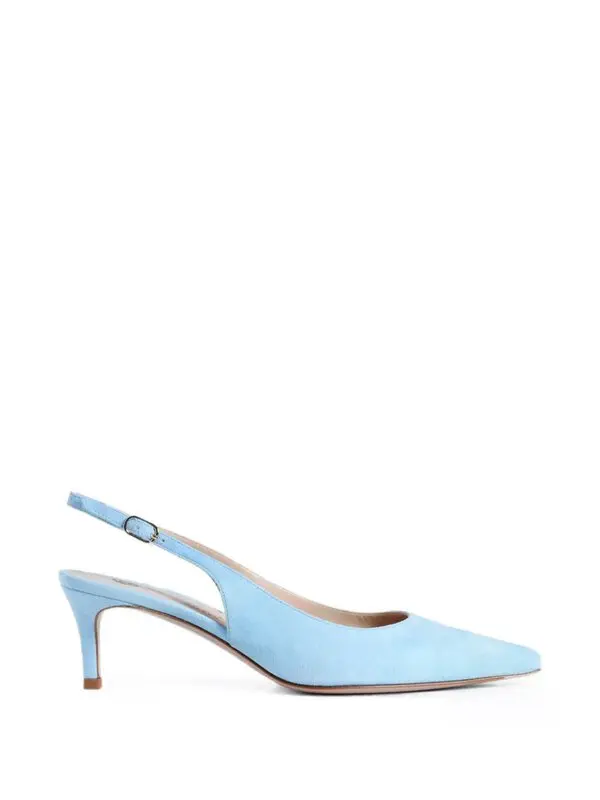 Roberto Festa Suede Slingback Kitten Heel Pumps